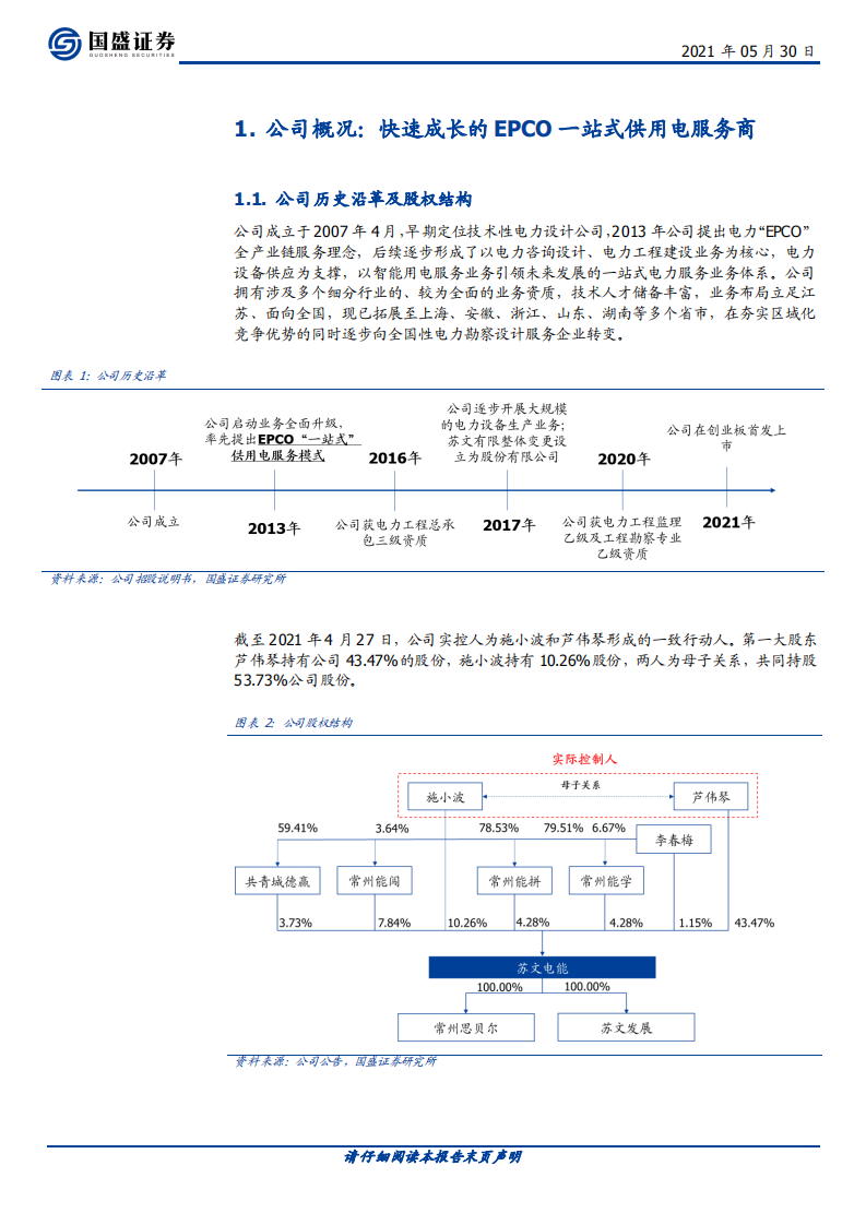 苏文电能-电能EPCO成长龙头，智能运维极具潜力-210530.pdf | 先导研报