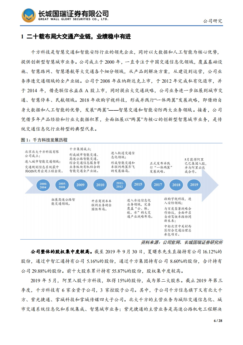 千方科技-智慧交通和智能安防齐发力，迎5G+AIoT新机遇-200318.pdf | 先导研报
