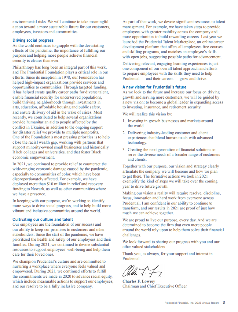 保德信金融集团（PRUDENTIAL FINANCIAL）2021年年度报告（英文版）.pdf | 先导研报