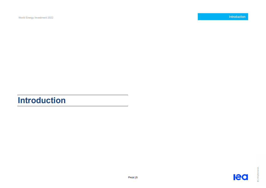 国际能源署（IEA）：2022年世界能源投资报告（英文版）.pdf | 先导研报