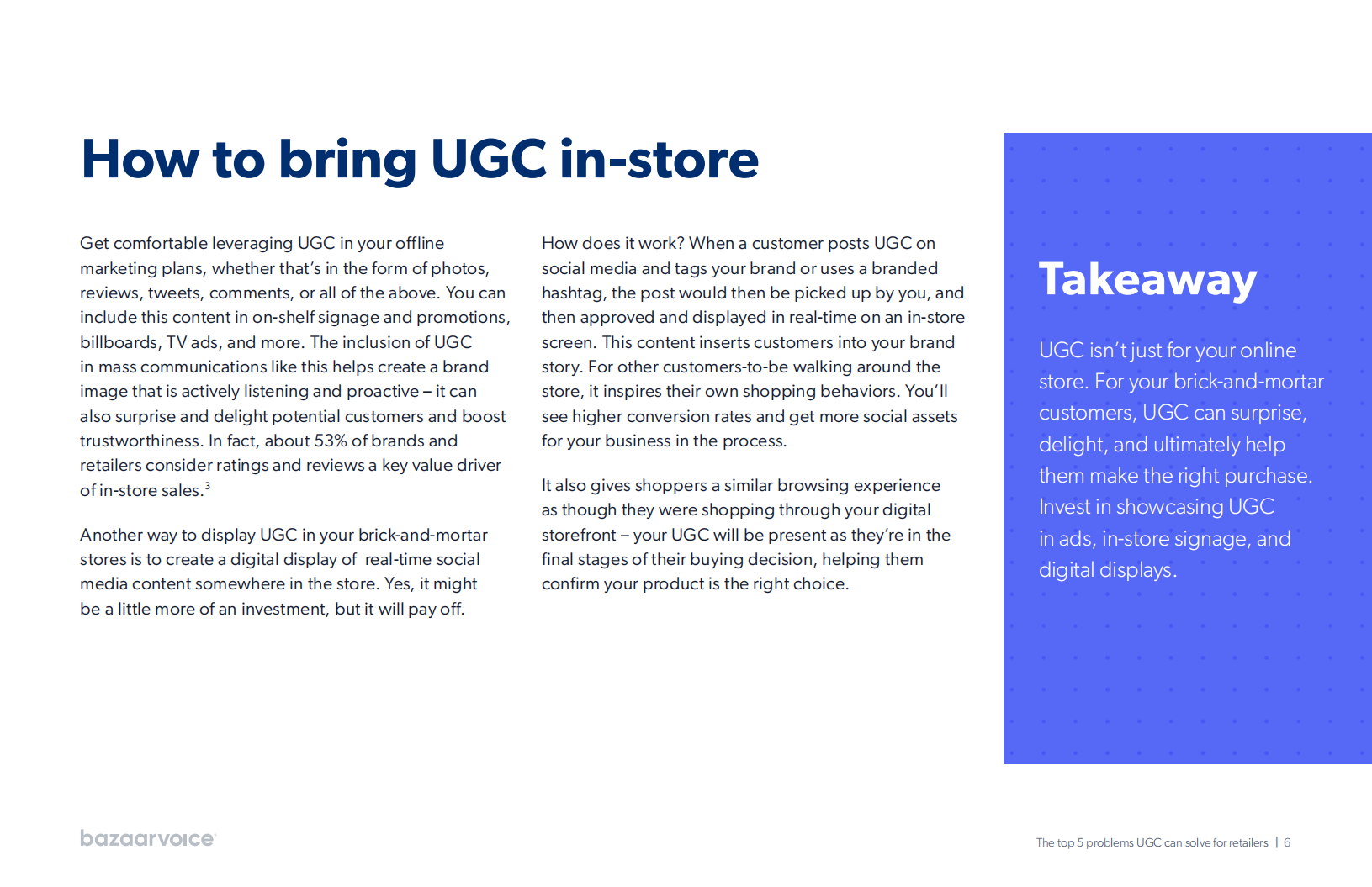 Bazaarvoice：零售商如何利用UGC解决五大痛点（英文版）.pdf | 先导研报