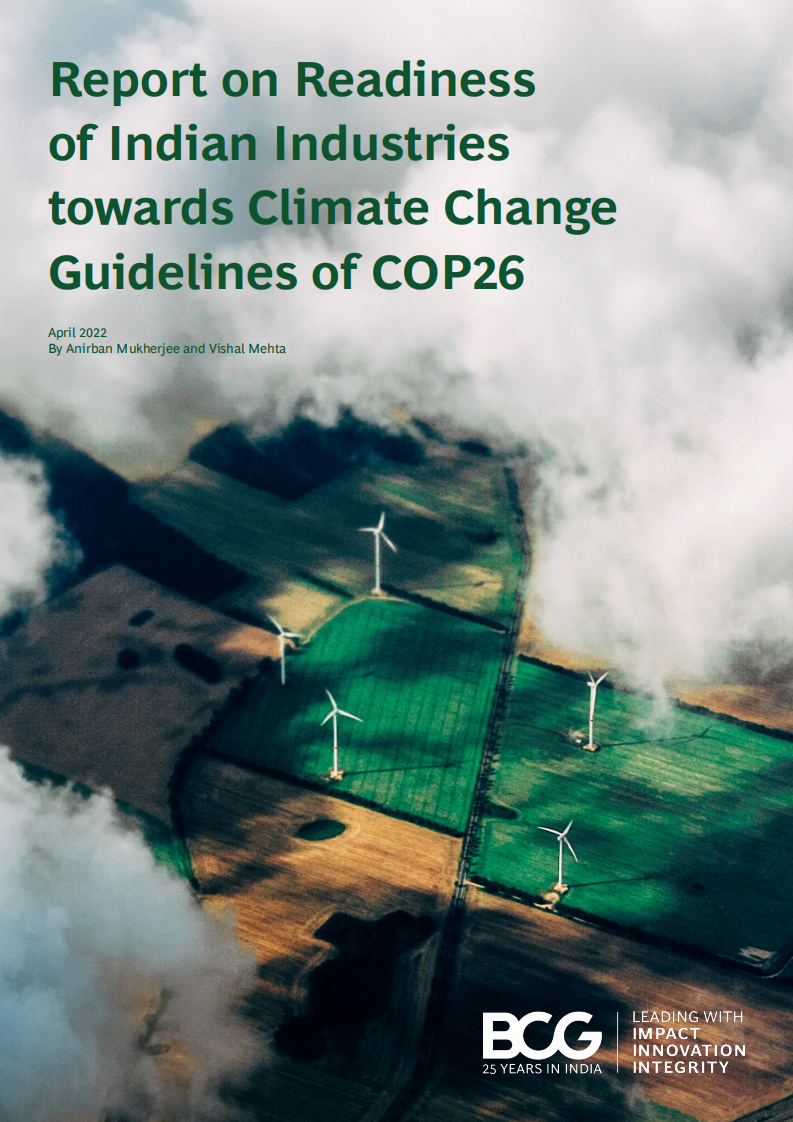 波士顿咨询（BCG）：印度对工业COP2气候变化指南的就绪情况报告（英文版）.pdf | 先导研报
