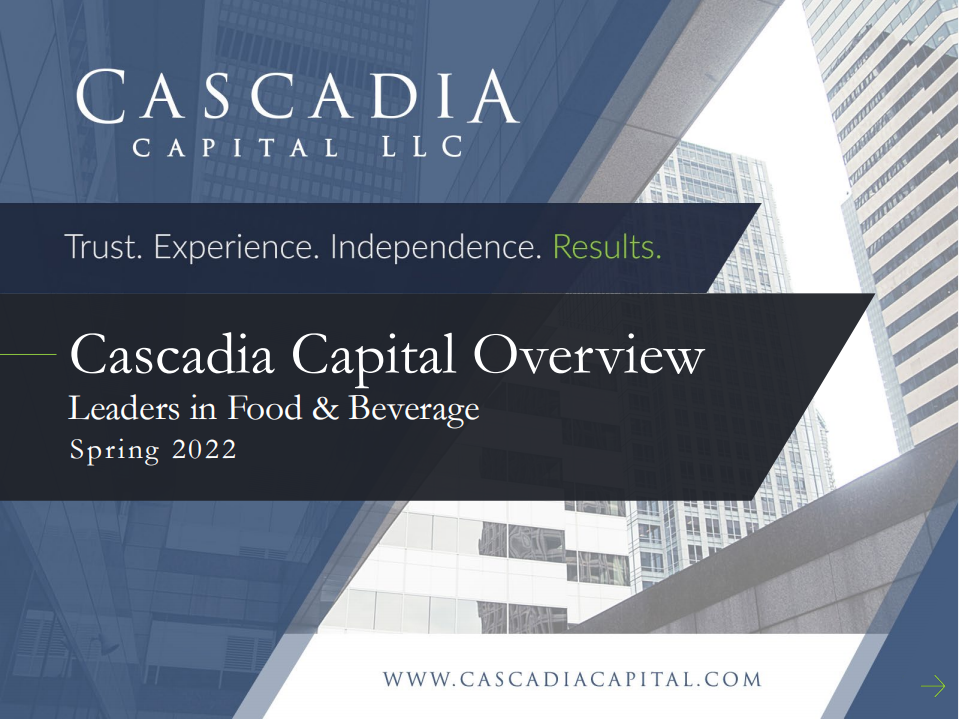 Cascadia Capital ：2022年食品饮料行业春季市场更新报告（英文版）（19页）.pdf | 先导研报-专业实时研报分享，行业 ...