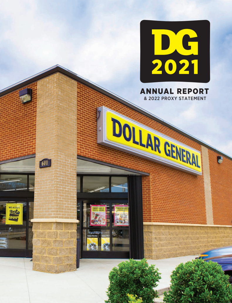 Dollar General公司（DOLLAR GENERAL）2021年年度报告（英文版）（152页）.pdf | 先导研报-专业实时研报 ...