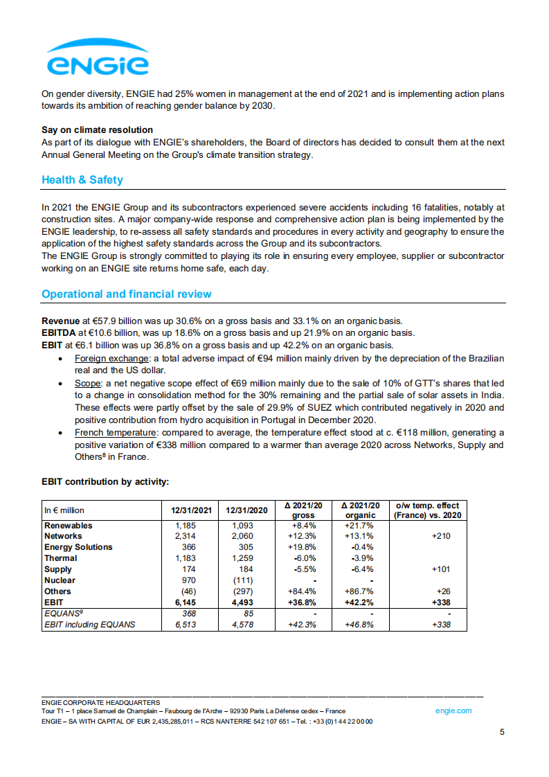 Engie集团（ENGIE）2021年年度报告（英文版）.pdf | 先导研报
