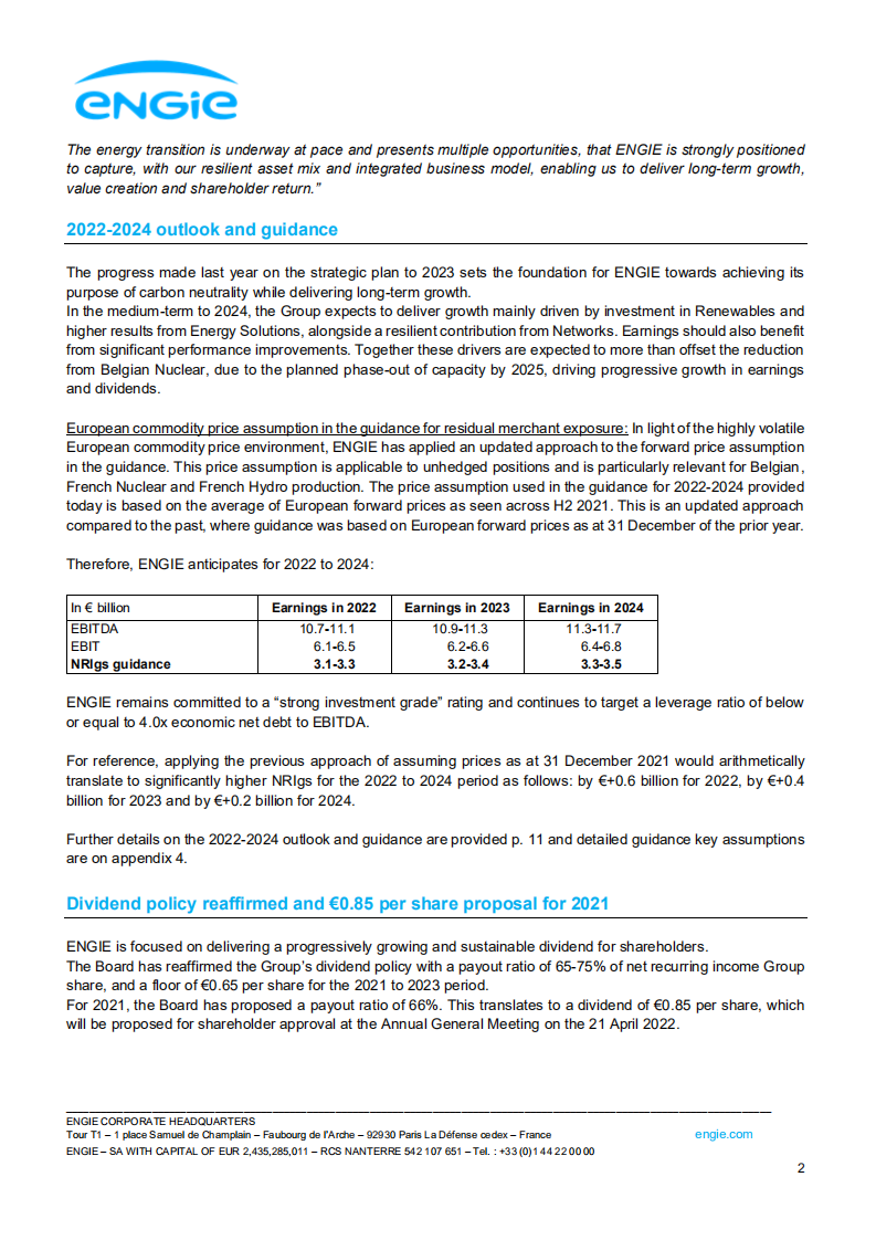 Engie集团（ENGIE）2021年年度报告（英文版）.pdf | 先导研报
