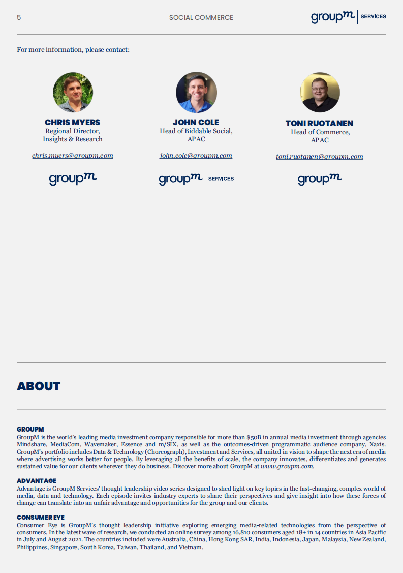 群邑（GroupM）：2022年社交电子商务报告（英文版）（6页）.pdf | 先导研报-专业实时研报分享，行业研究报告下载，券商研报