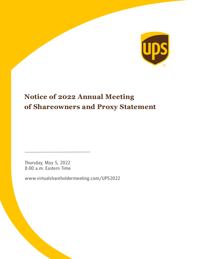 联合包裹速递服务公司（UNITED PARCEL SERVICE）2021年年度报告（英文版）.pdf | 先导研报