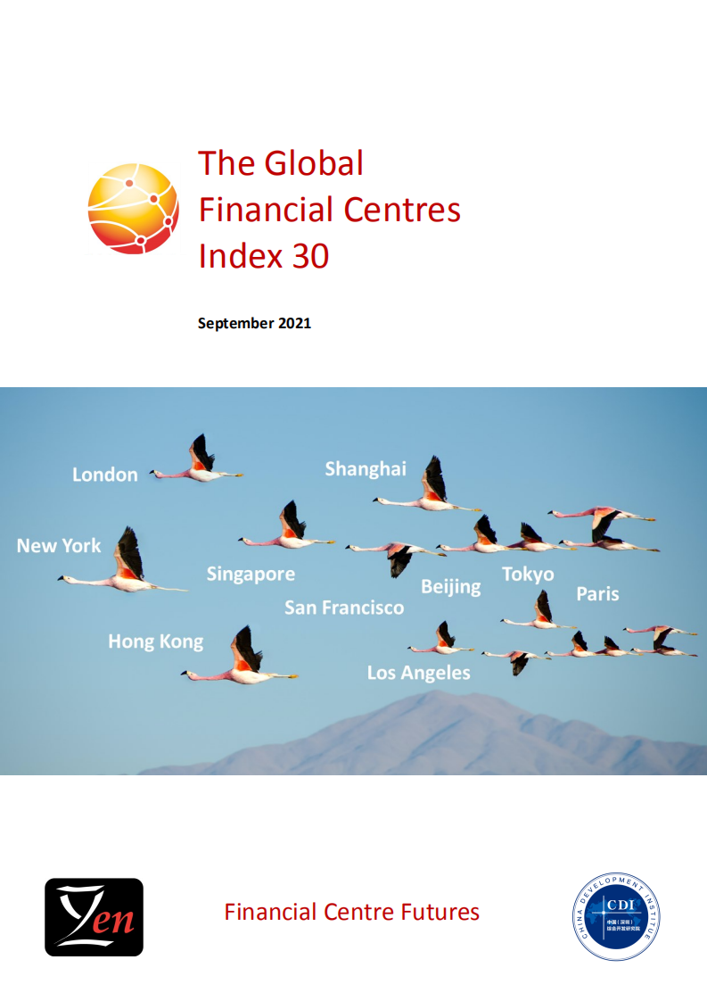 ZYen：第30期全球金融中心指数报告（英文版）.pdf | 先导研报