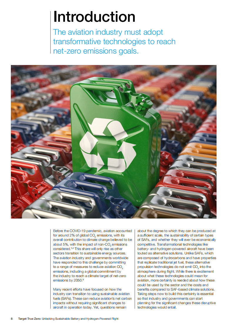 世界经济论坛（WEF）：真正的净零目标-解锁可持续电池和氢动力飞行之路（英文版）.pdf | 先导研报