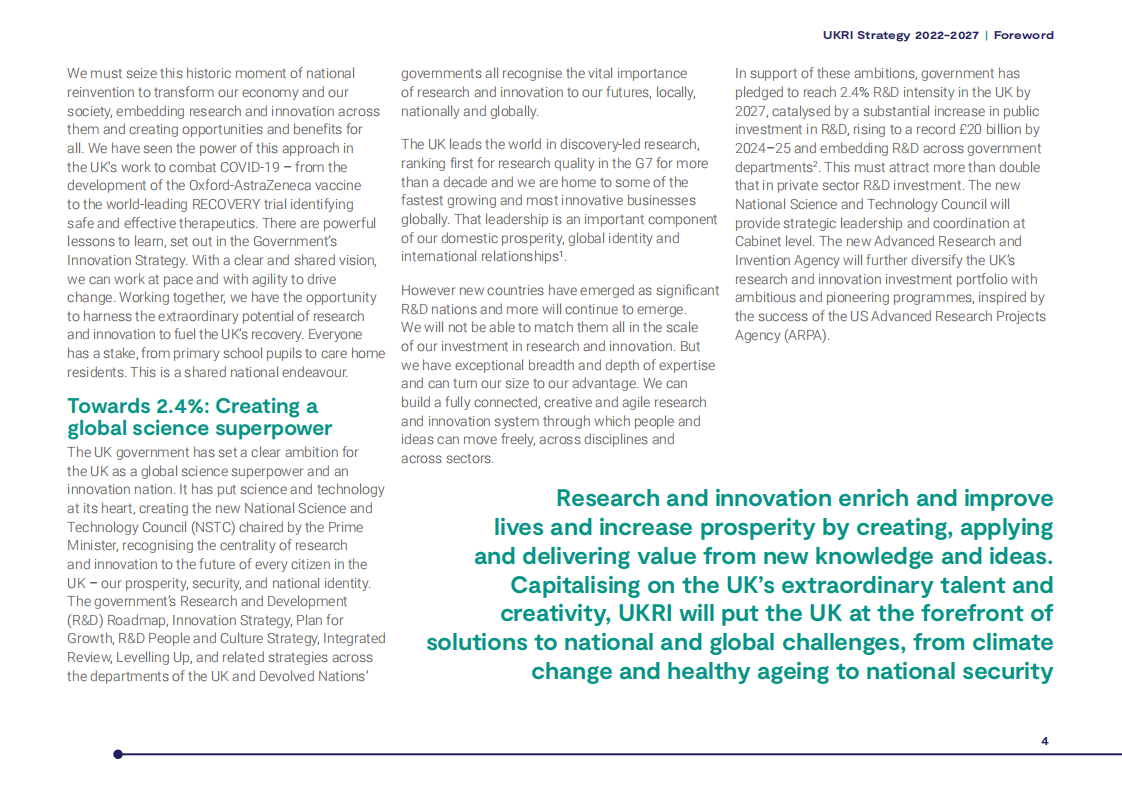 英国国家科研与创新署（UKRI）：2022-2027年英国科创战略报告（英文版）.pdf | 先导研报