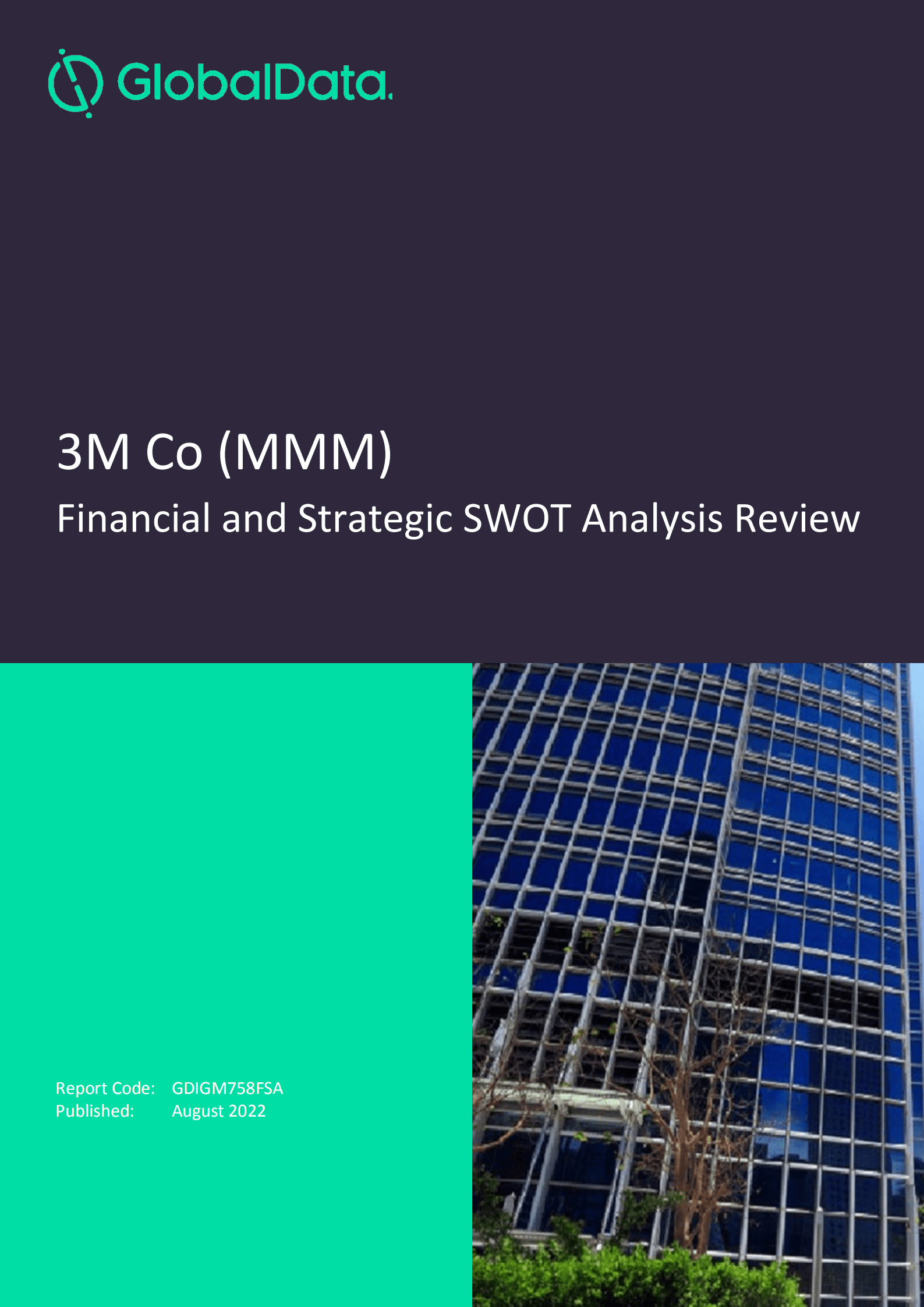 GlobalData：3M公司财务状况与SWOT战略分析综述报告（英文版）.pdf | 先导研报