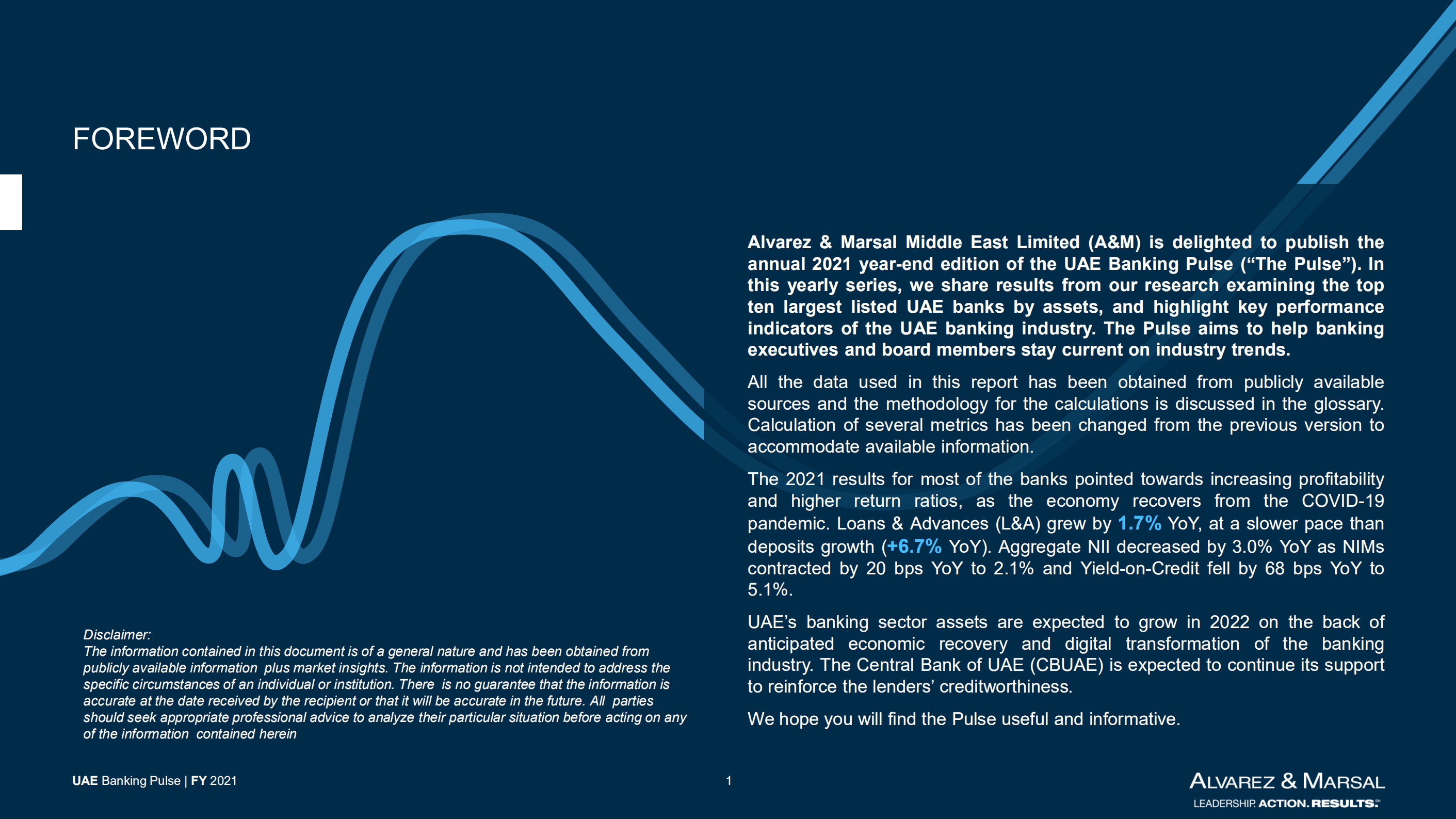 Alvarez & Marsal：2021财年阿联酋银行业脉搏报告（英文版）.pdf | 先导研报