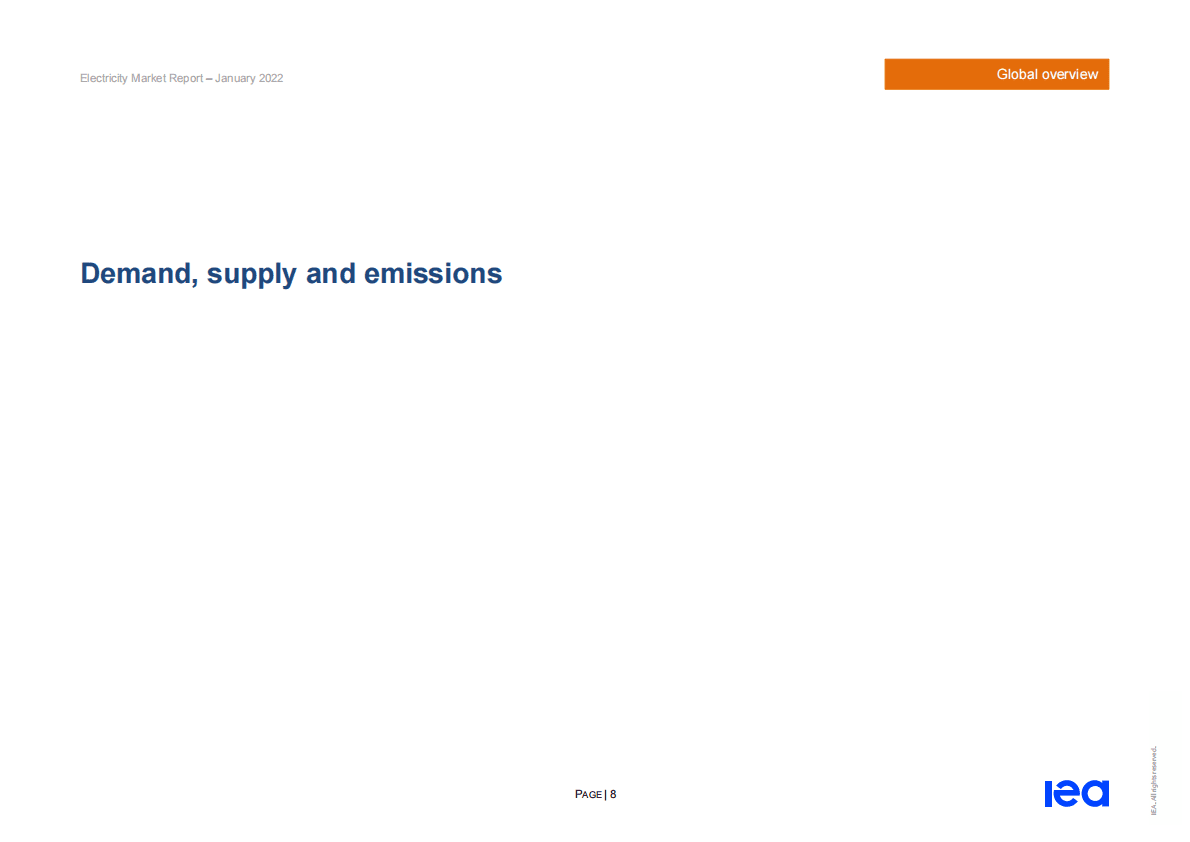 IEA：全球电力市场报告2022.pdf | 先导研报