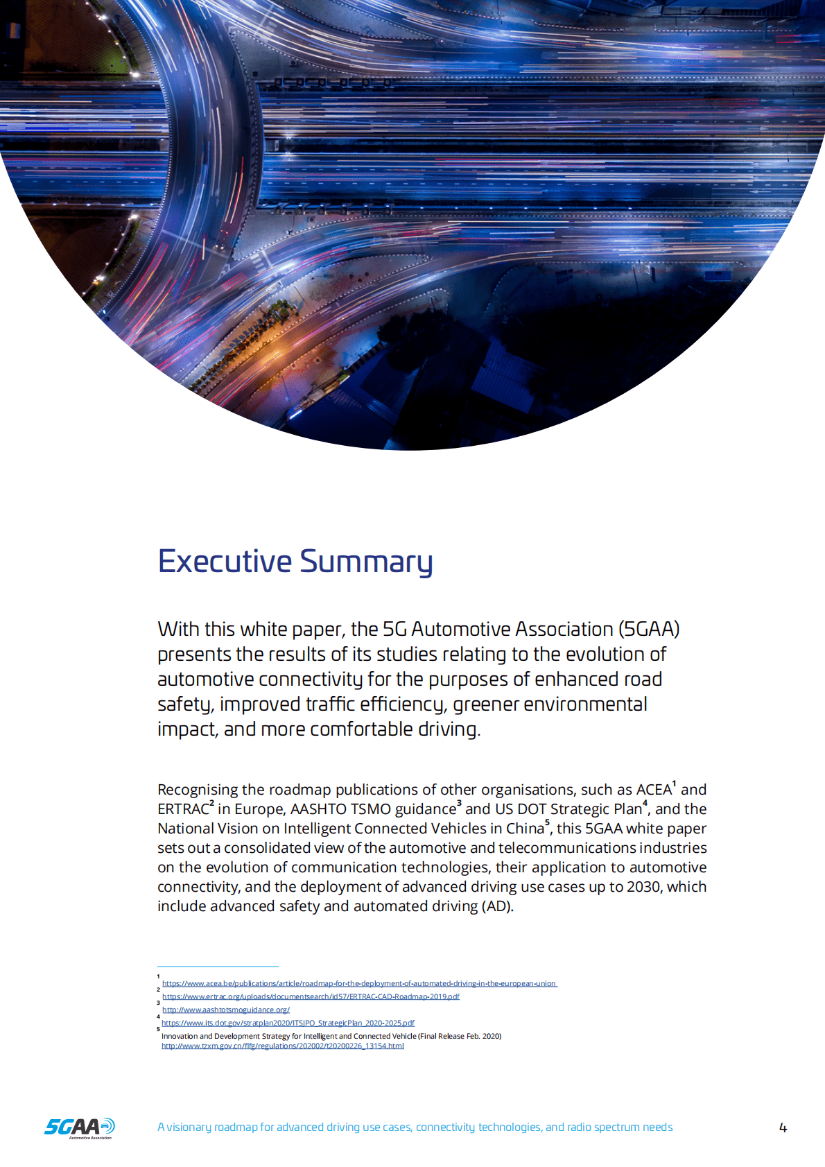 A Visionary Roadmap for Advanced Driving Use Cases Connectivity ...
