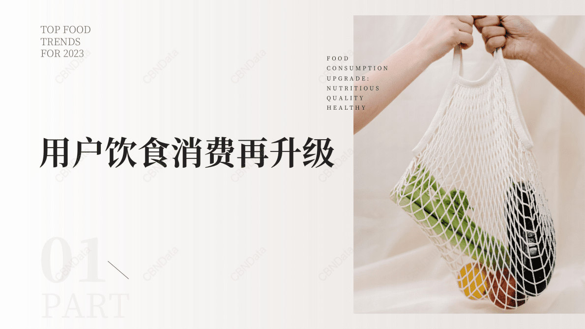 CBNData&叮咚买菜：2023年饮食趋势洞察报告 | 先导研报