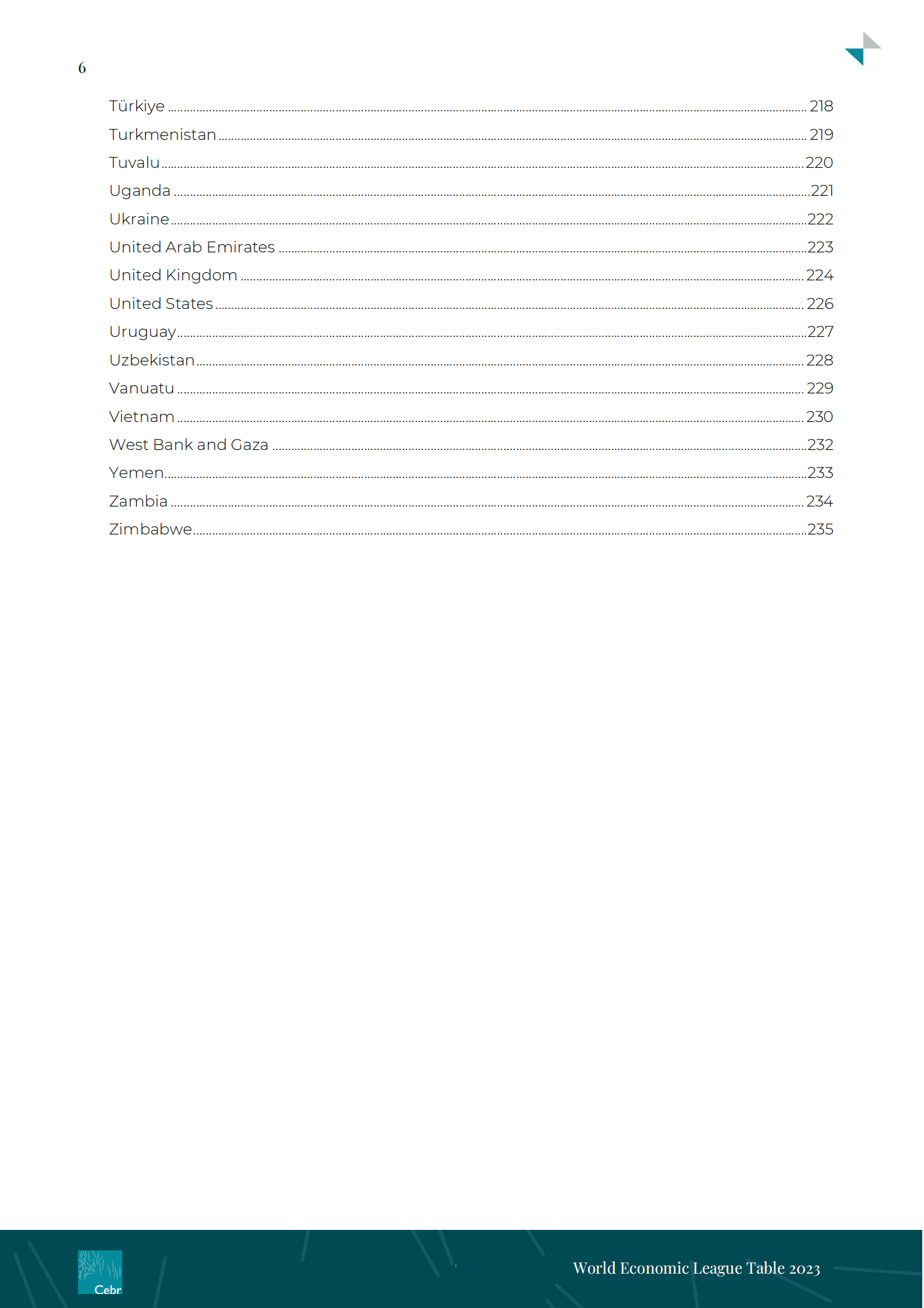英国智库CEBR：2023年世界经济排名报告World Economic League Table【英文版】 | 先导研报