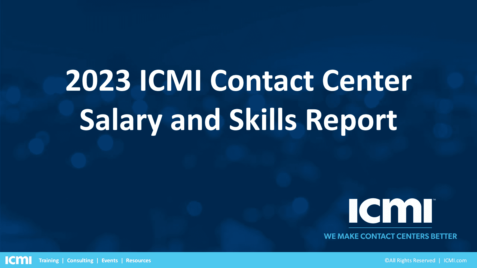 ICMI：2023联络中心薪资和技能报告（英） | 先导研报
