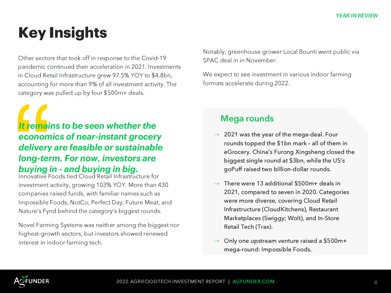 AgFunder：2022年农业食品科技投资报告【英文版】 | 先导研报