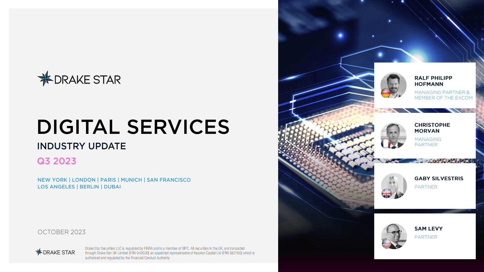 2023Q3全球数字服务行业报告-DrakeStar（英文版） | 先导研报